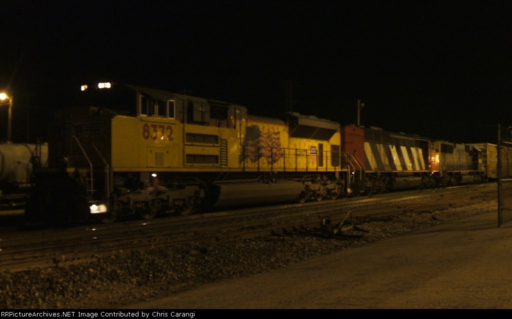 UP 8372, CN 5540 & CSX 8608 on Q373